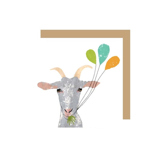Goat Birthday Card - Etsy