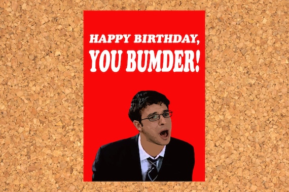 Inbetweeners Will Birthday Card Greetings Card Happy | Etsy