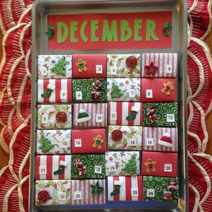 Matchbox Magnetic Cookie Sheet Advent Calendar | Etsy
