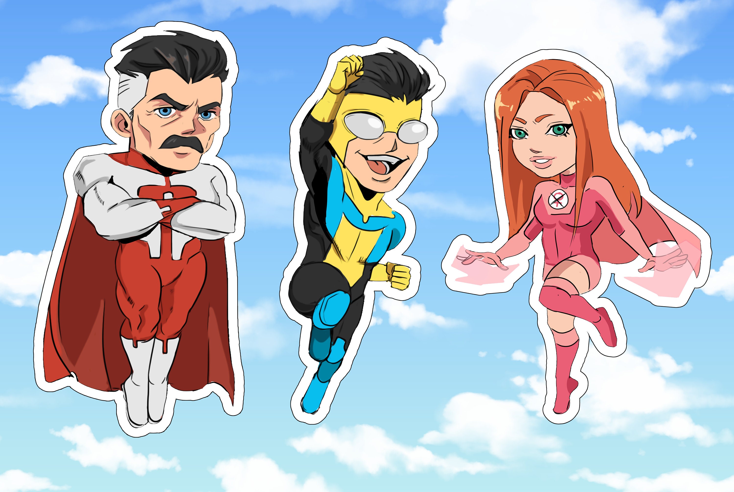 Invincible Stickers | Etsy