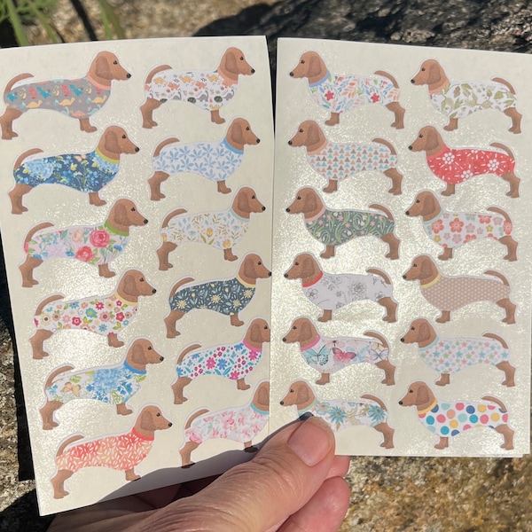 Teckel sticker - Etsy Nederland