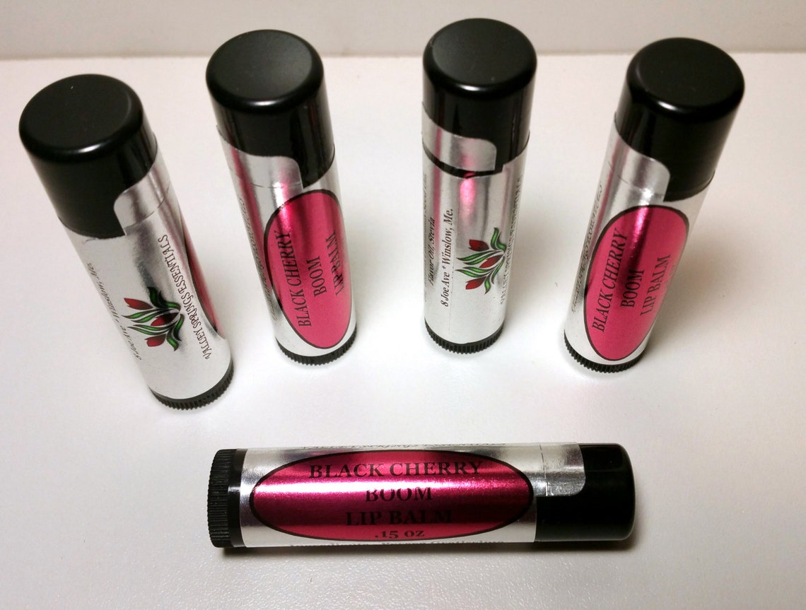 Black Cherry Boom Lip Balm Lip Moisturizer 100% Natural Lip - Etsy