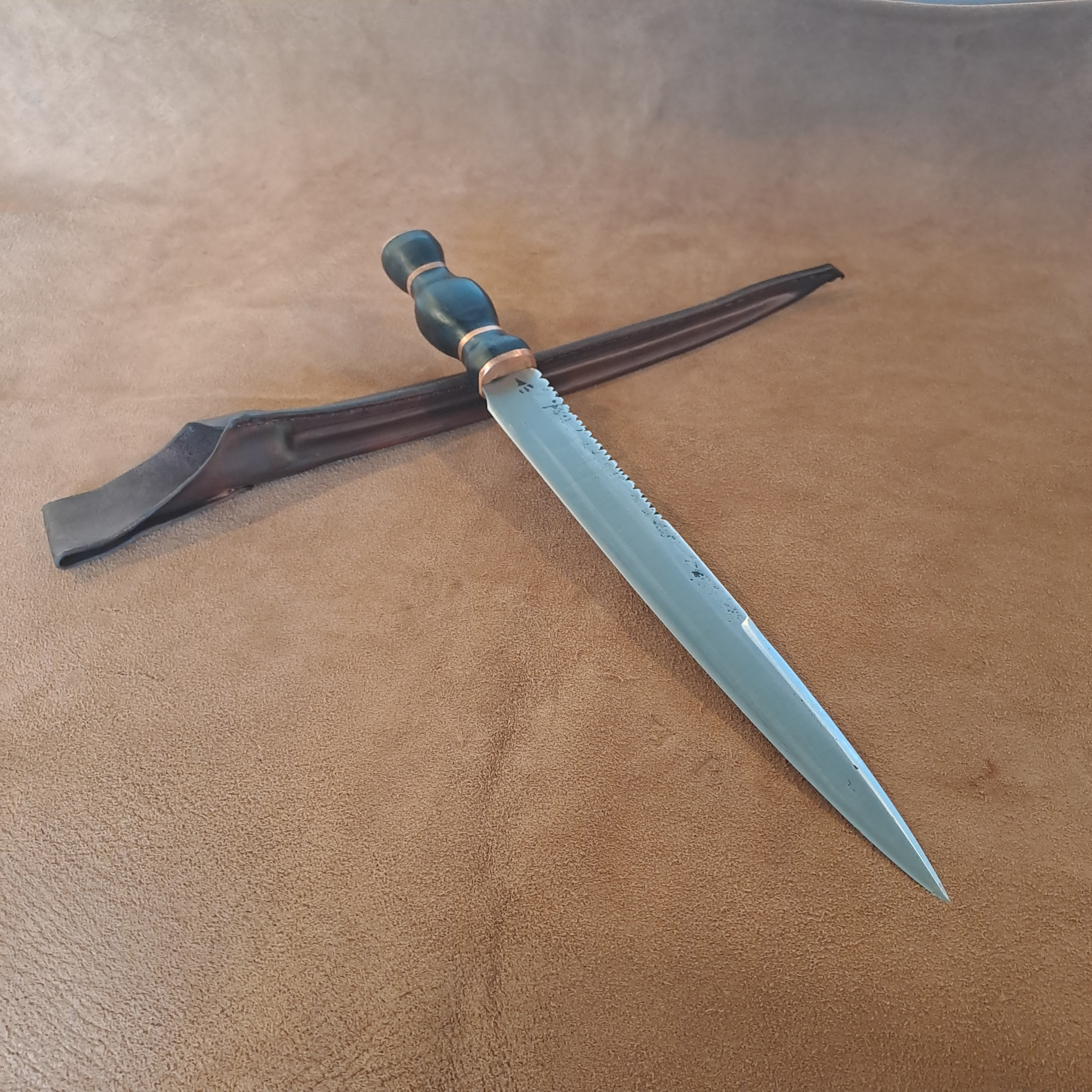 Hand Forged Scottish Dirk With Sheath - Etsy