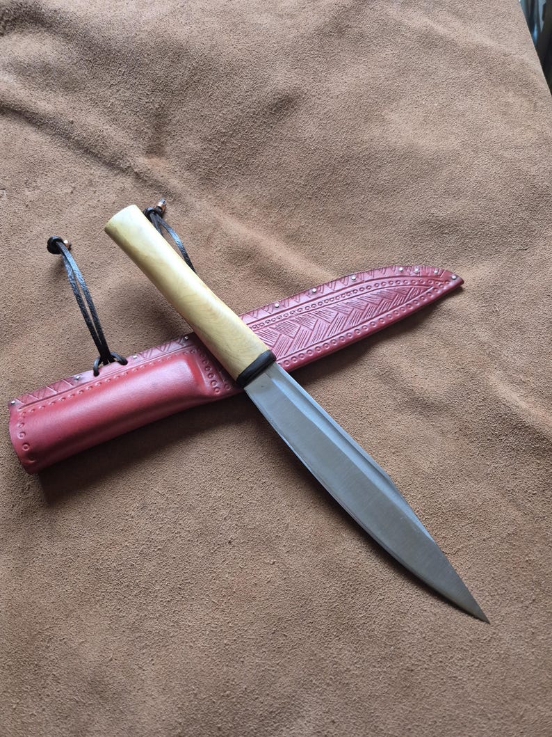 Hand Forged Type III Seax With Sheath - Etsy