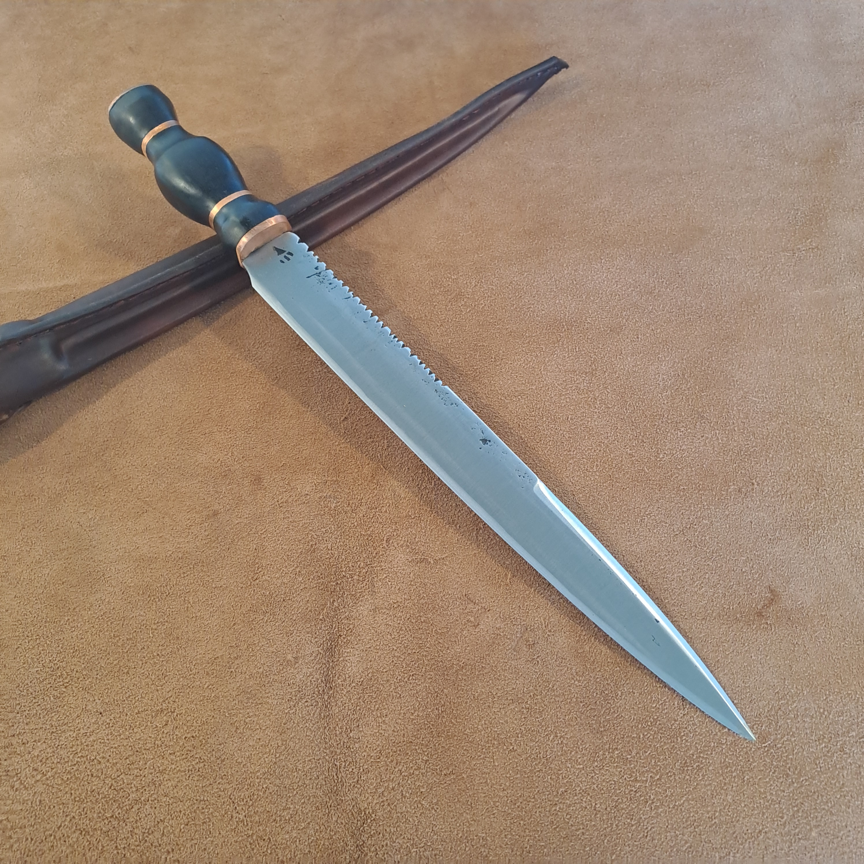 Hand Forged Scottish Dirk With Sheath - Etsy