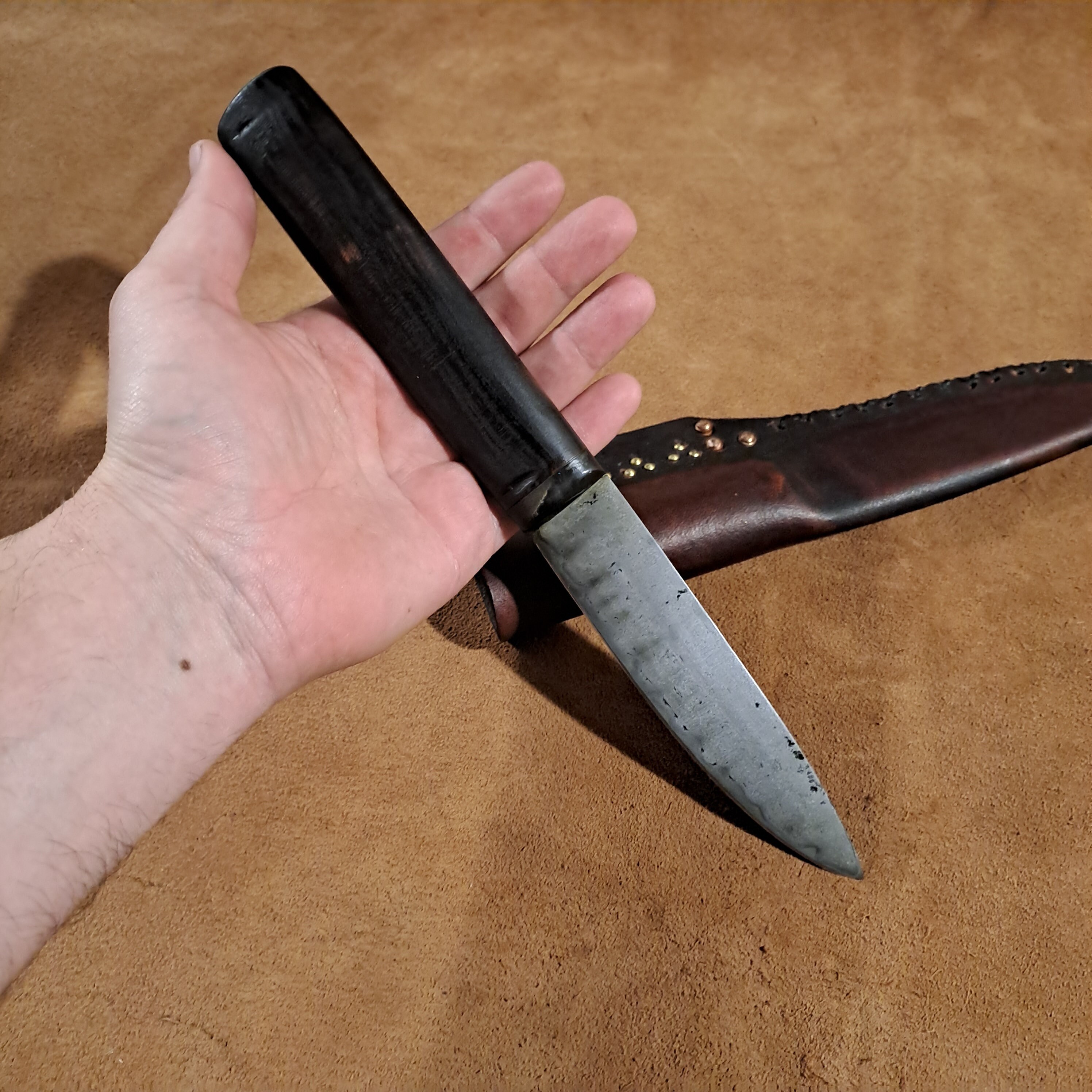 Hand Forged Type 1 Norse Seax With Sheath - Etsy