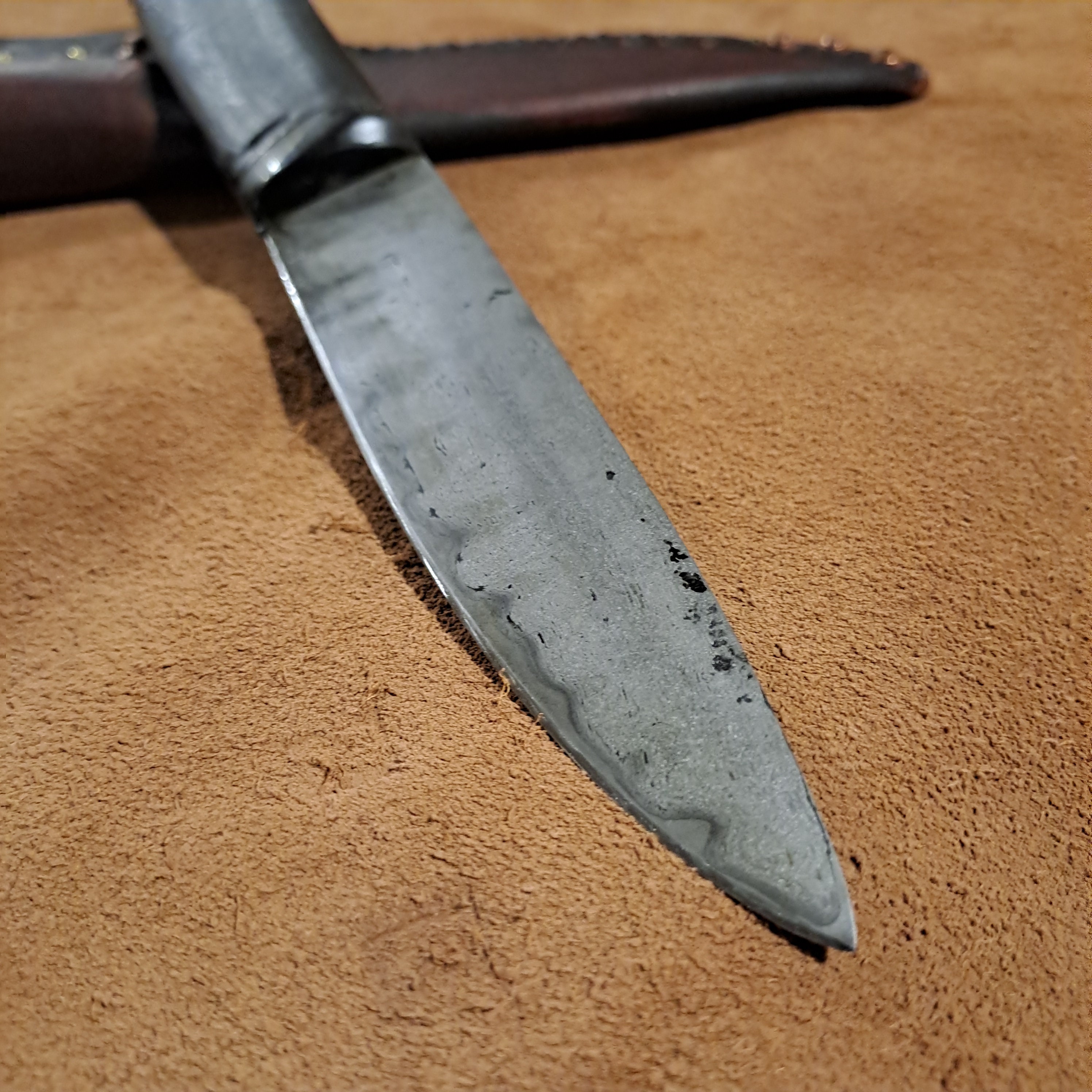 Hand Forged Type 1 Norse Seax With Sheath - Etsy