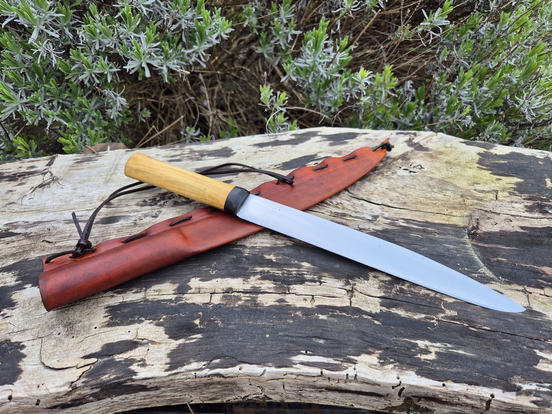 Hand Forged Type III/IV Seax With Sheath - Etsy
