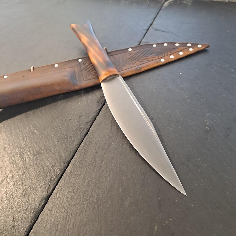 Hand Forged Anglo Saxon Type II/ III Seax With Handmade Sheath - Etsy