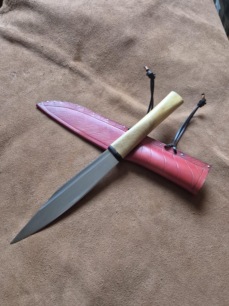 Hand Forged Type III Seax With Sheath - Etsy