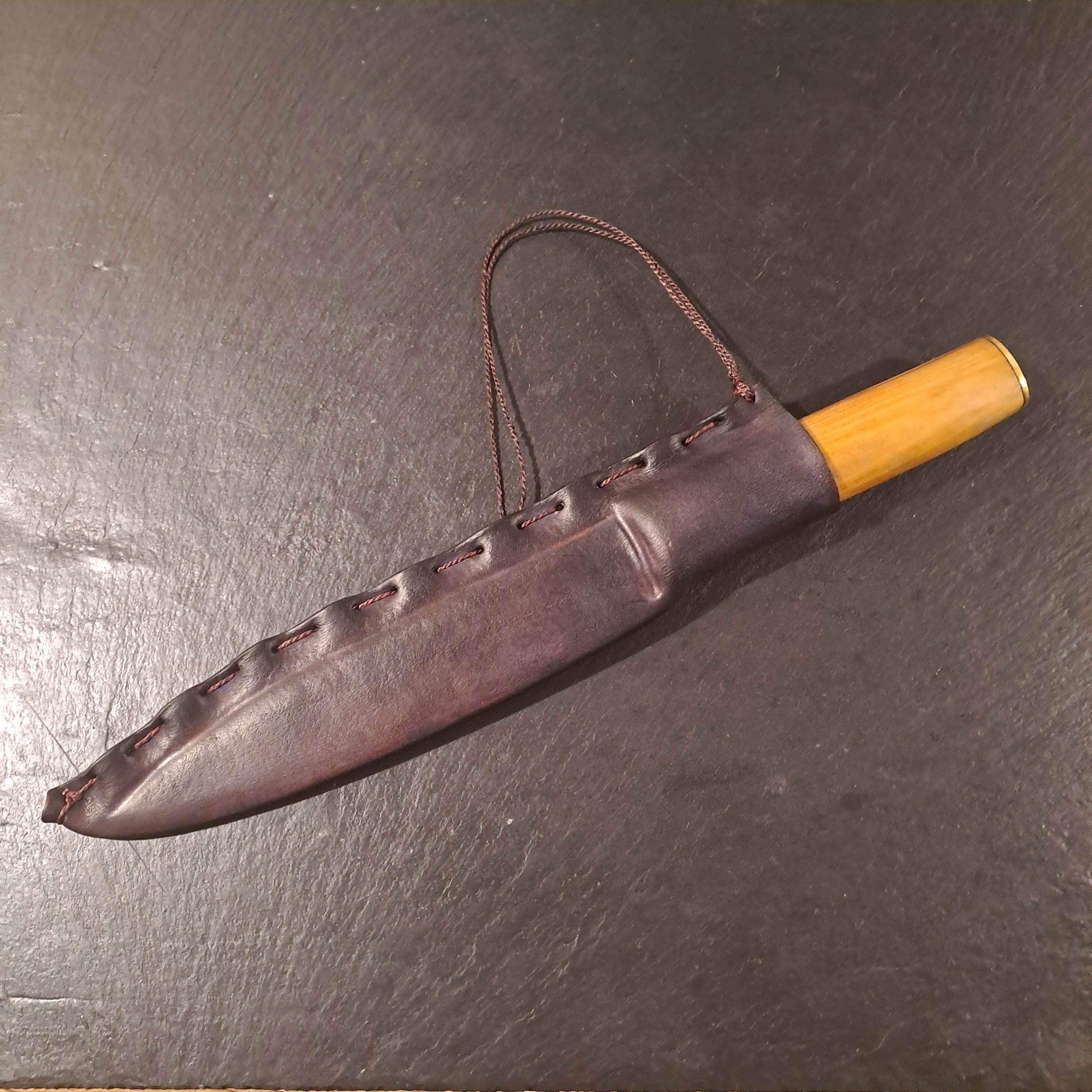 Hand Forged Narrow Seax and Sheath - Etsy