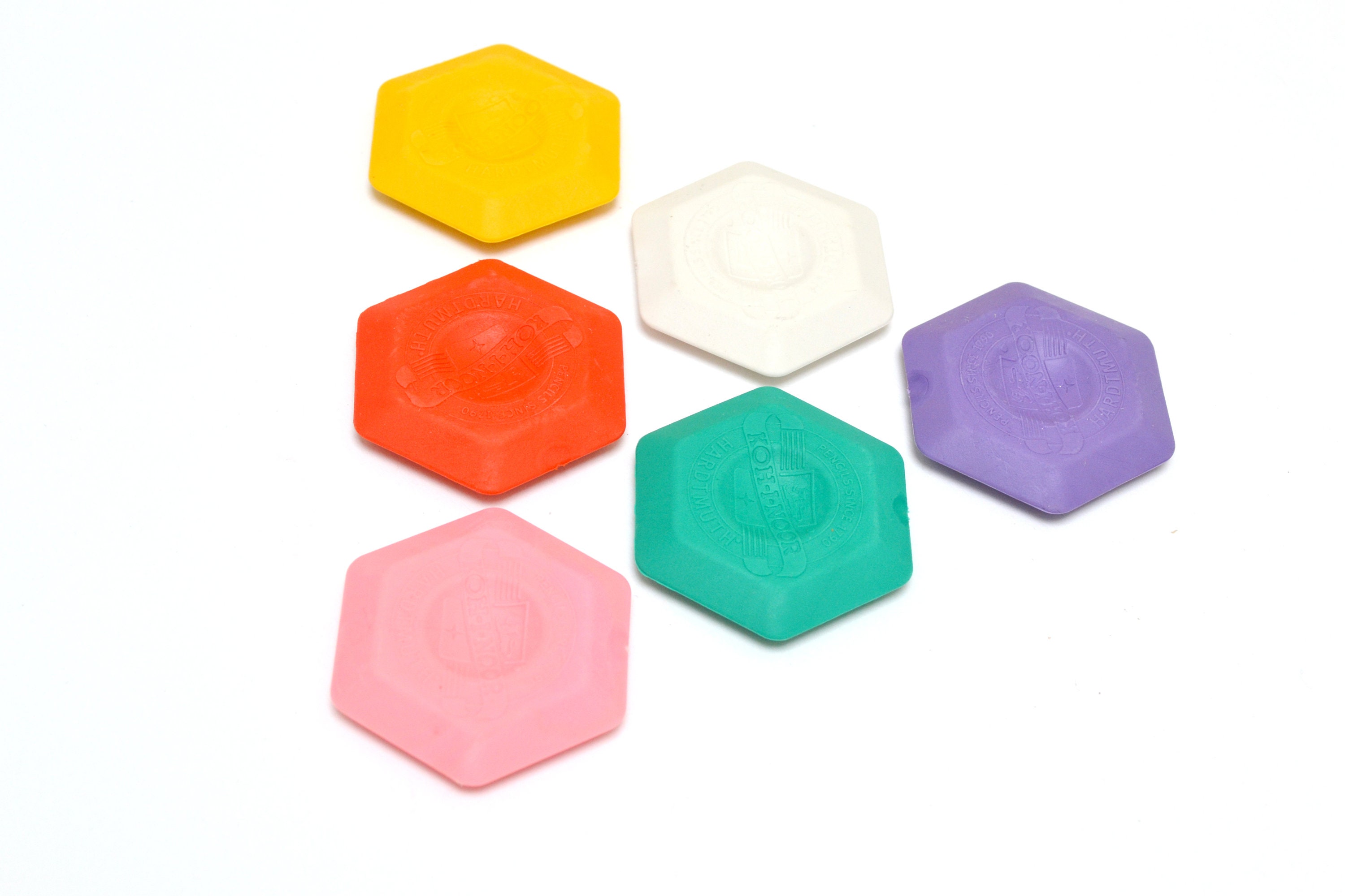 Hexagon Eraser | Koh-i-noor | Thermoplastic Rubber - Etsy