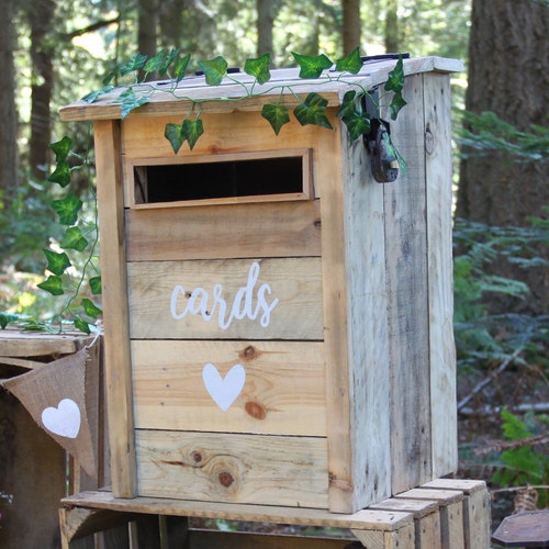 Handmade Rustic Letterbox for Weddings CUSTOMISABLE Wedding - Etsy