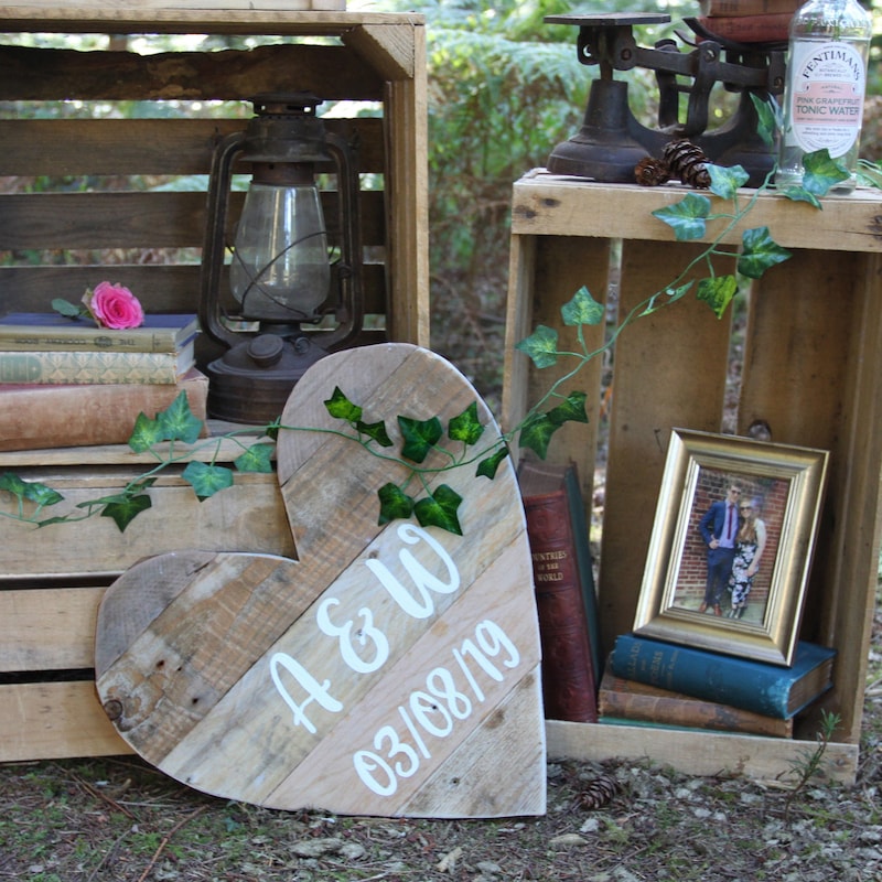 Rustic Wedding Signs - Etsy UK