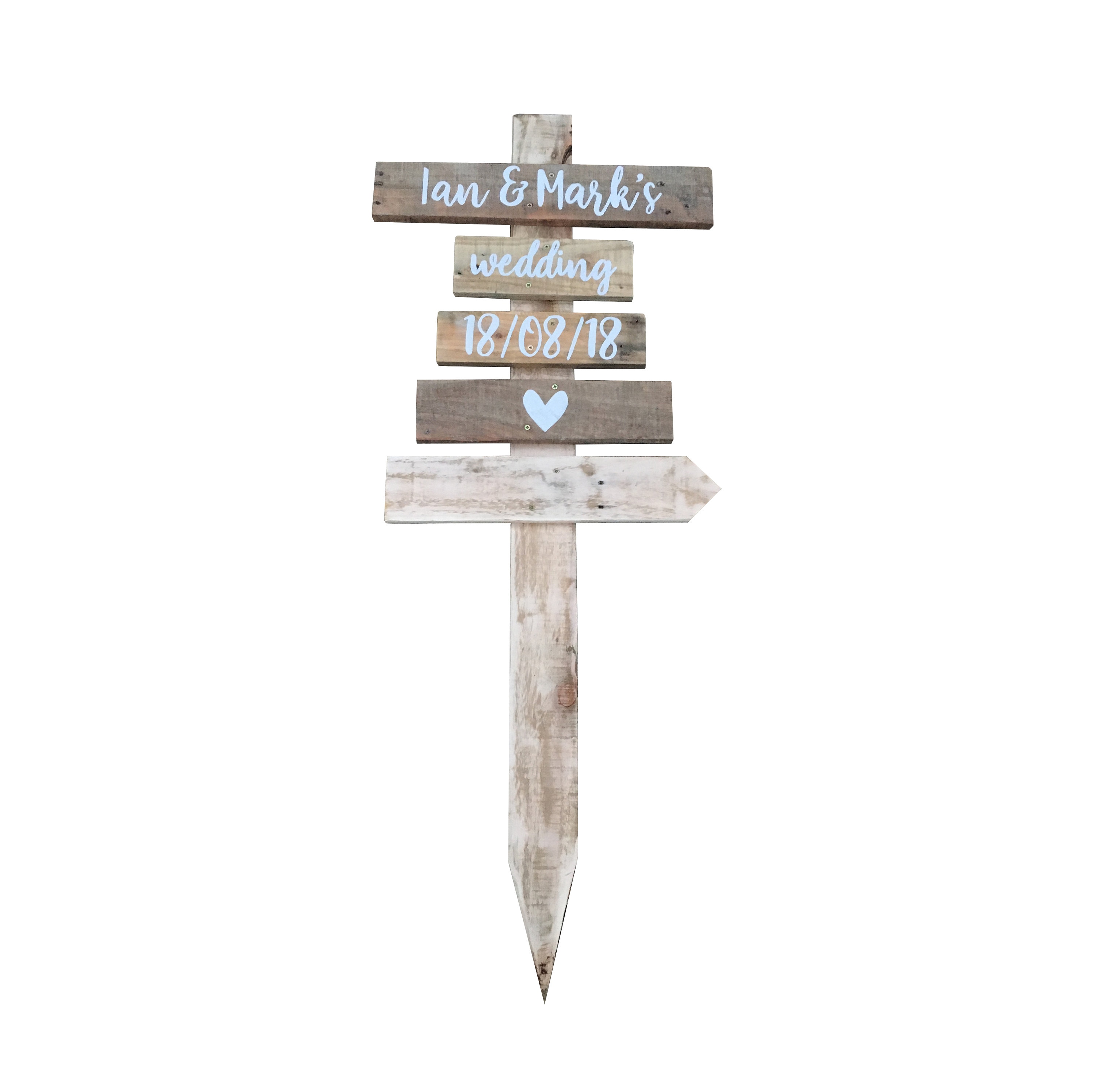 Signpost for Weddings/events Directional Signpost Rustic - Etsy