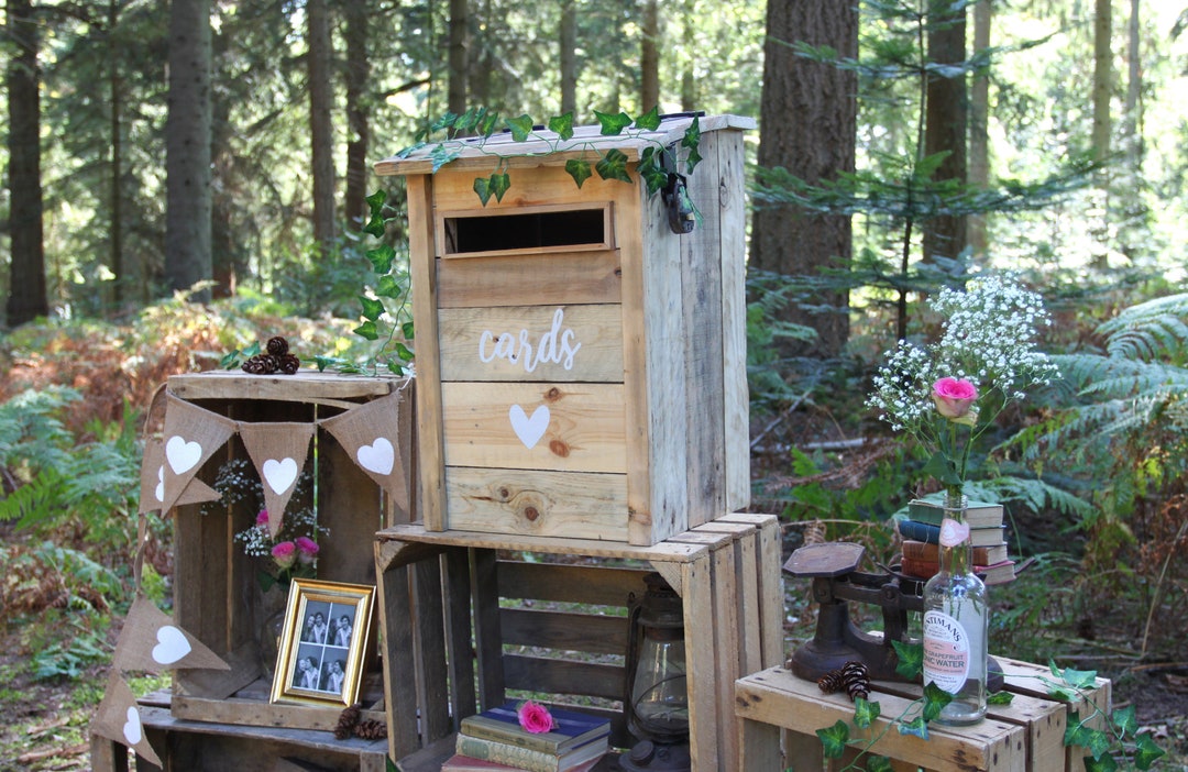 Handmade Rustic Letterbox for Weddings CUSTOMISABLE Wedding - Etsy