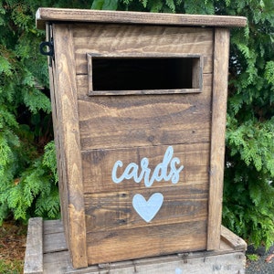 Handmade Rustic Letterbox for Weddings- CUSTOMISABLE | Wedding ...