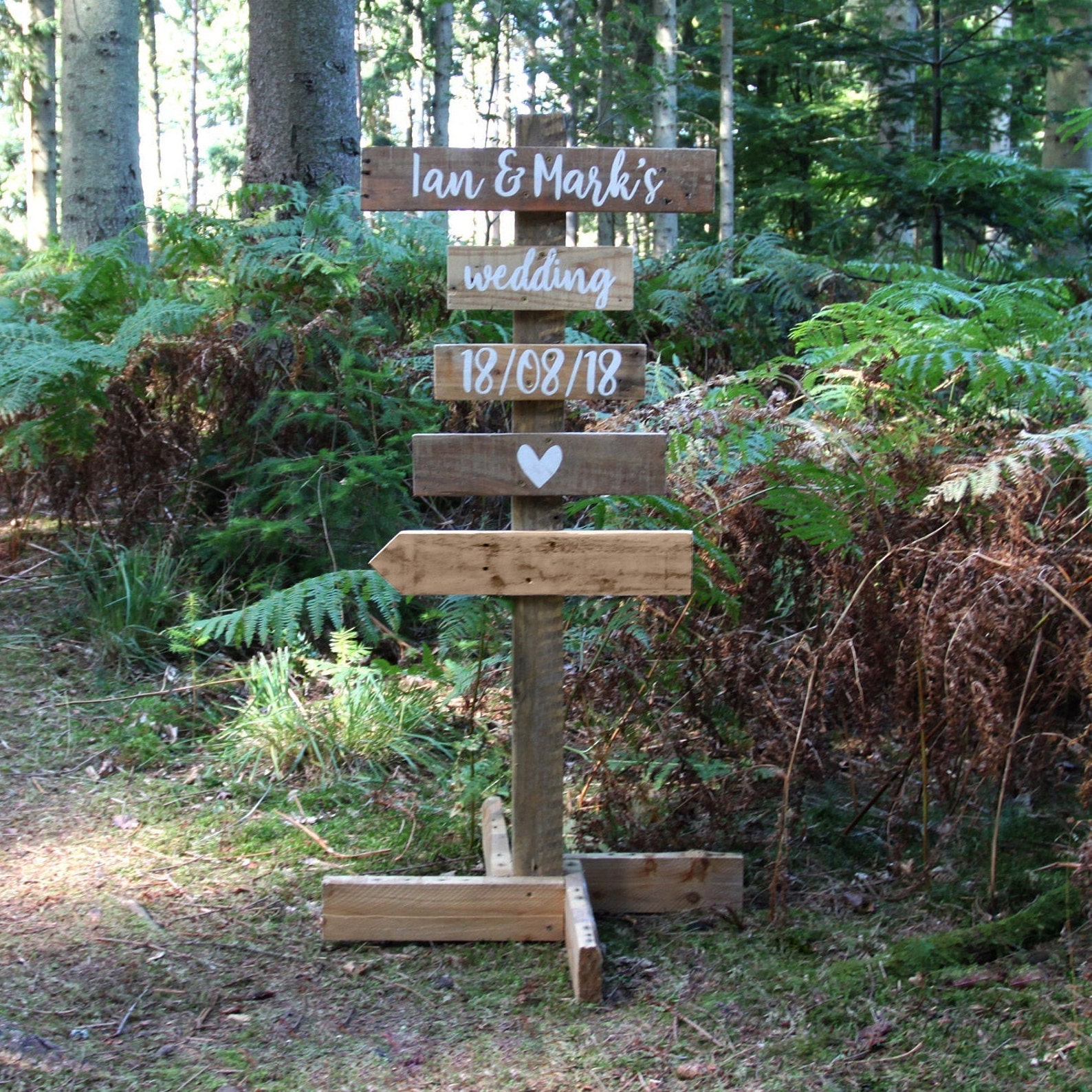 Signpost for Weddings/events Directional Signpost Rustic - Etsy