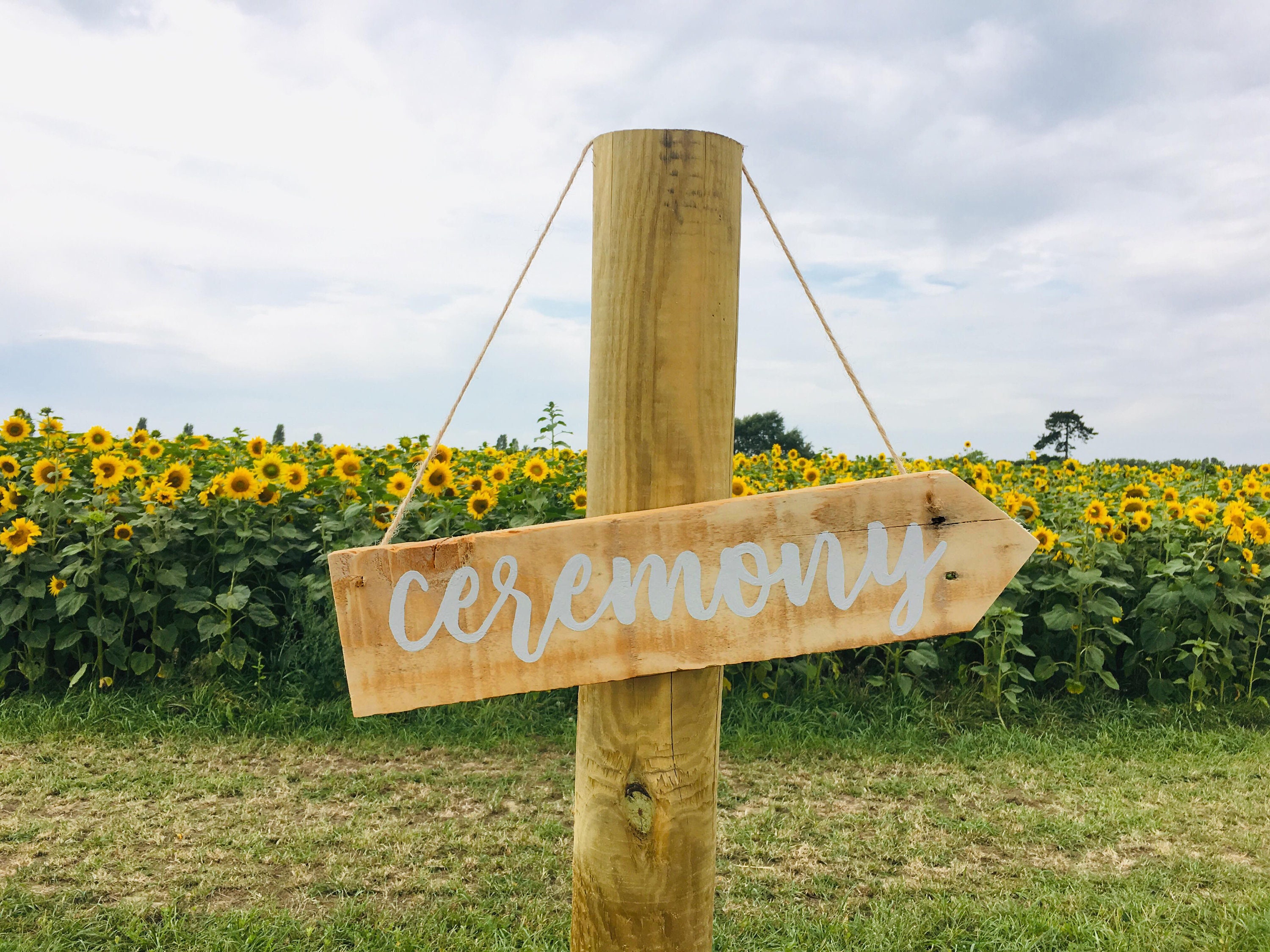 Rustic Hanging Directional Wedding Signs Direction Signs - Etsy