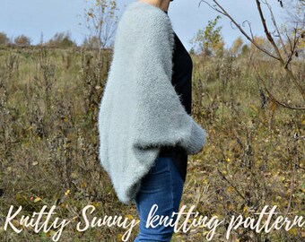 Knit kimono pattern | Etsy