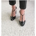 T Strap Black Leather Shoes, Black Patent Leather T Strap Heel ...