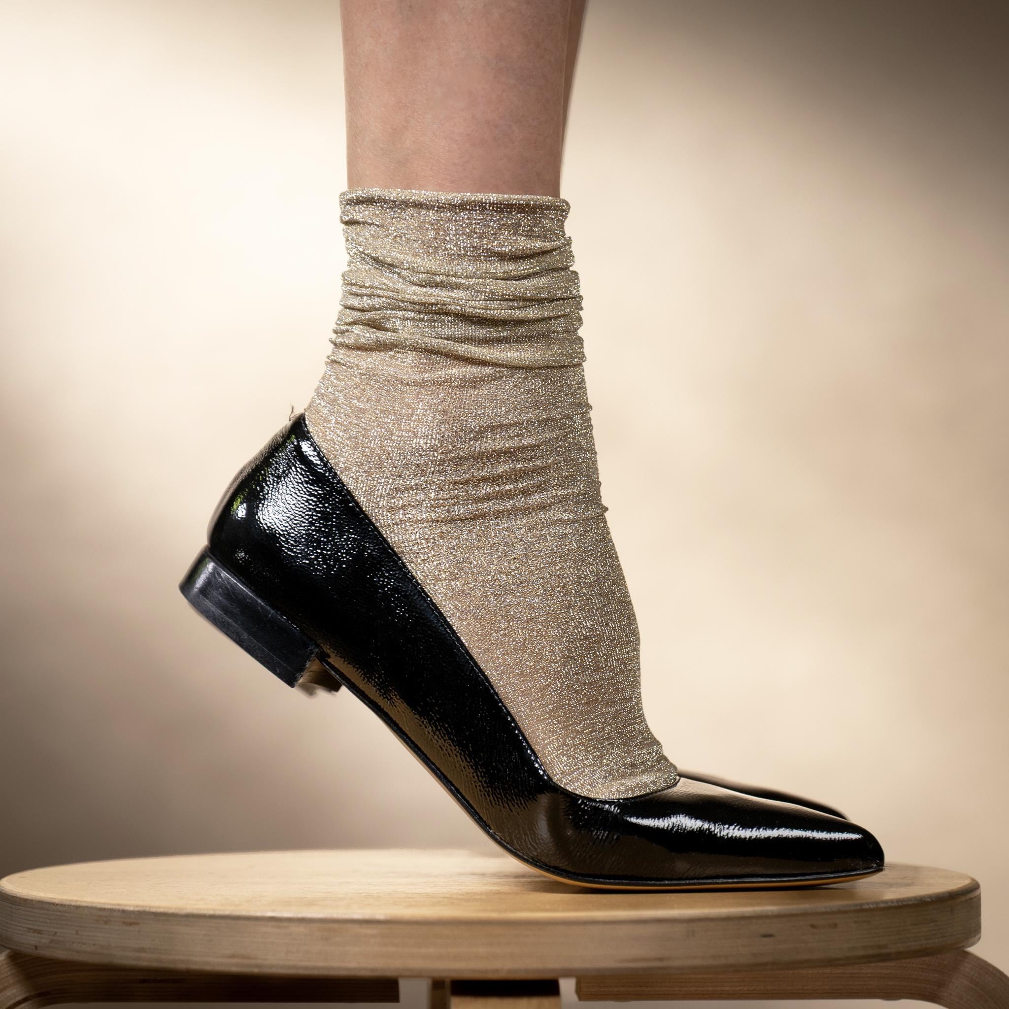 Black Patent Pointy Leather Flats, Black Leather Pointy Ballerina ...
