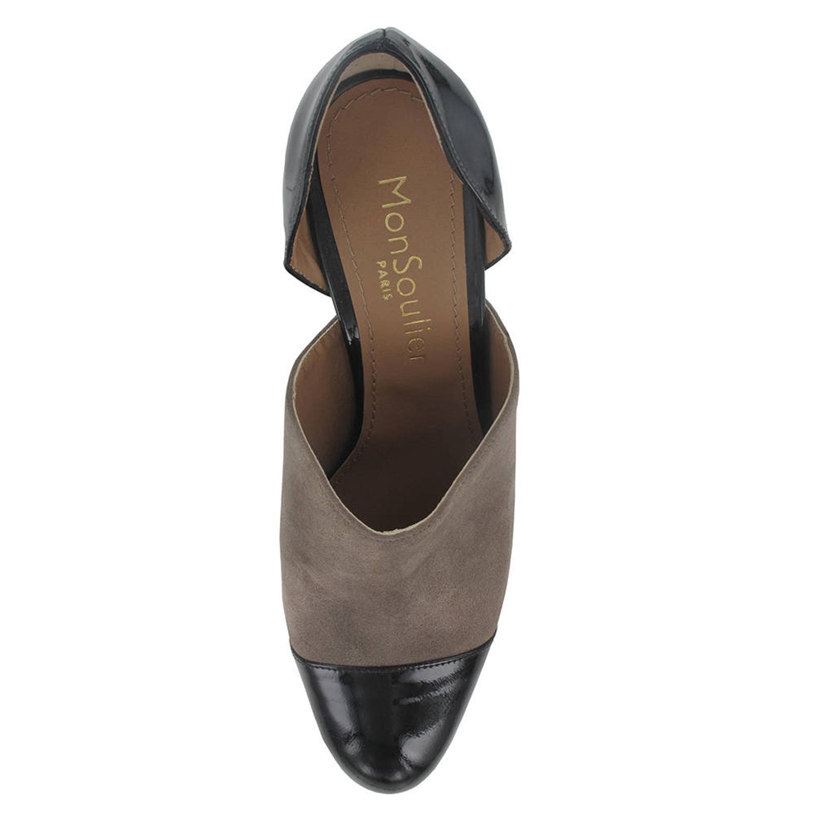 Grey and Black Woman Pump Bicolore Woman Pump Grey Suede - Etsy