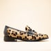 Woman Leopard Print Loafer, Woman Loafer, Leopard Print Flat Shoes ...