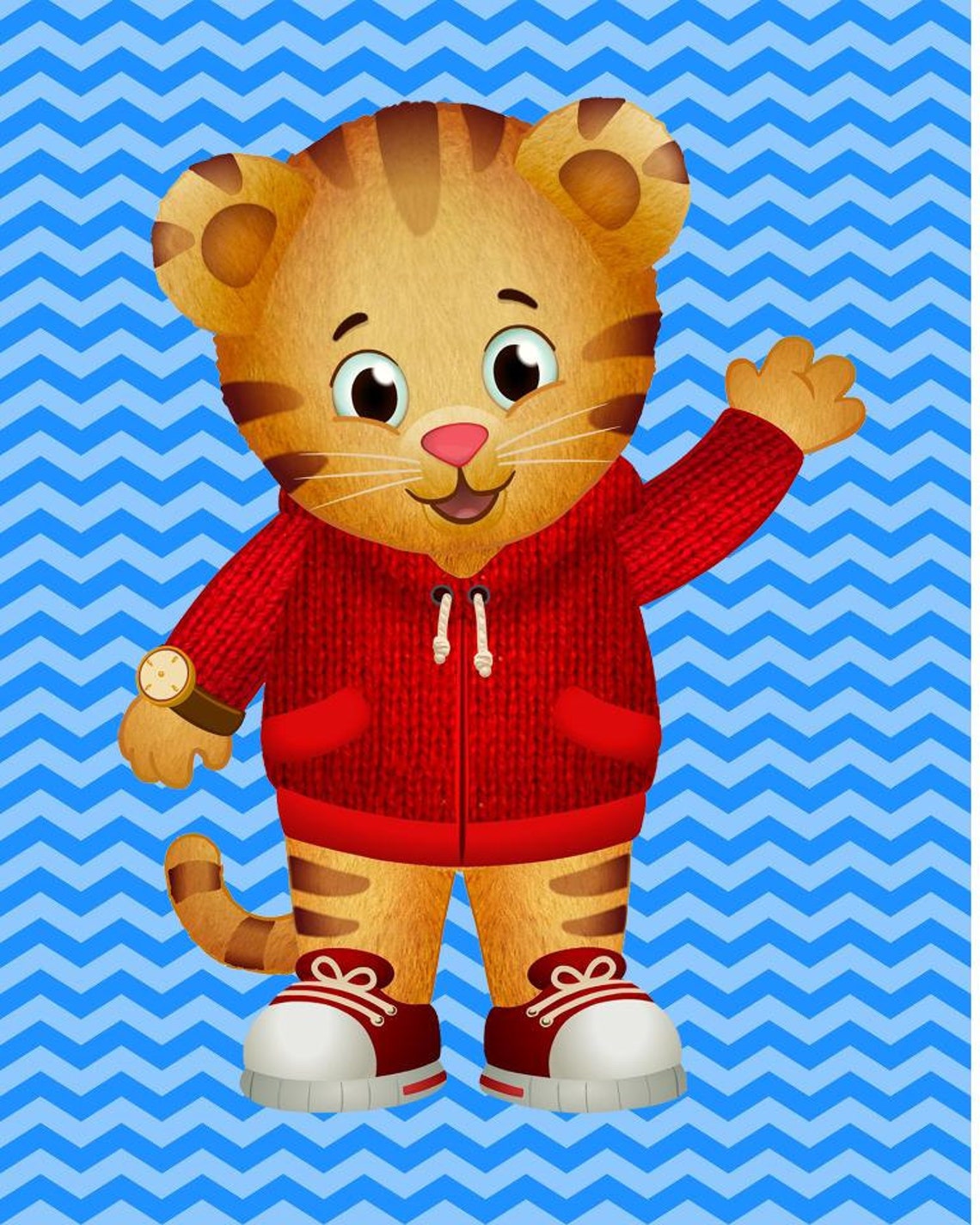 Daniel Tiger Wall Art Printables including new Character Jodi | Etsy