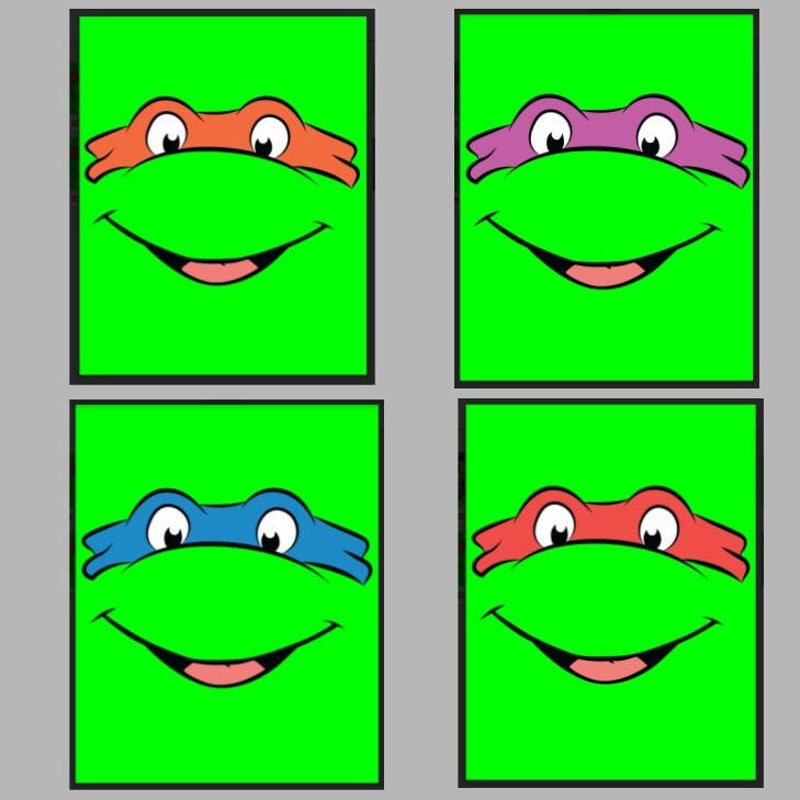 Ninja Turtle Poster - Etsy