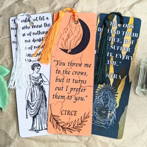 Greek Mythology Goddess Bookmarks | Gifts for Her and Him | Fantasy ...