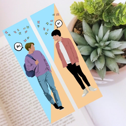Heartstopper Bookmark Nick and Charlie Cuddles - Etsy