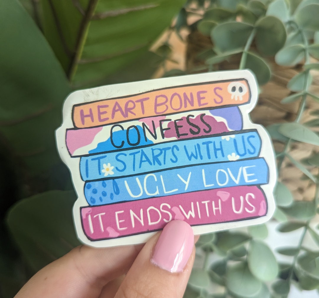 Colleen Hoover Book Stack Inspired Sticker Gift for Her and - Etsy