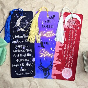 SJM Bookmark Bundle - ACOTAR | Crescent City | Throne of Glass | Gifts ...