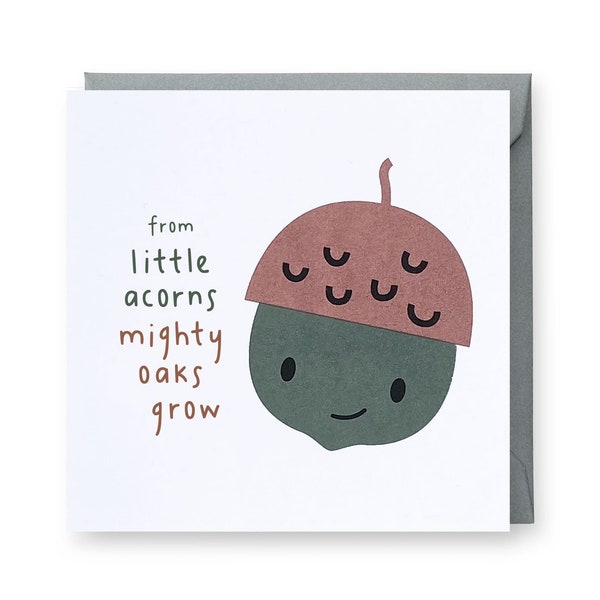 Mighty Oaks From Little Acorns Grow - Etsy