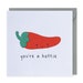 Cute Love Card Chilli Card You're A Hottie Card | Etsy