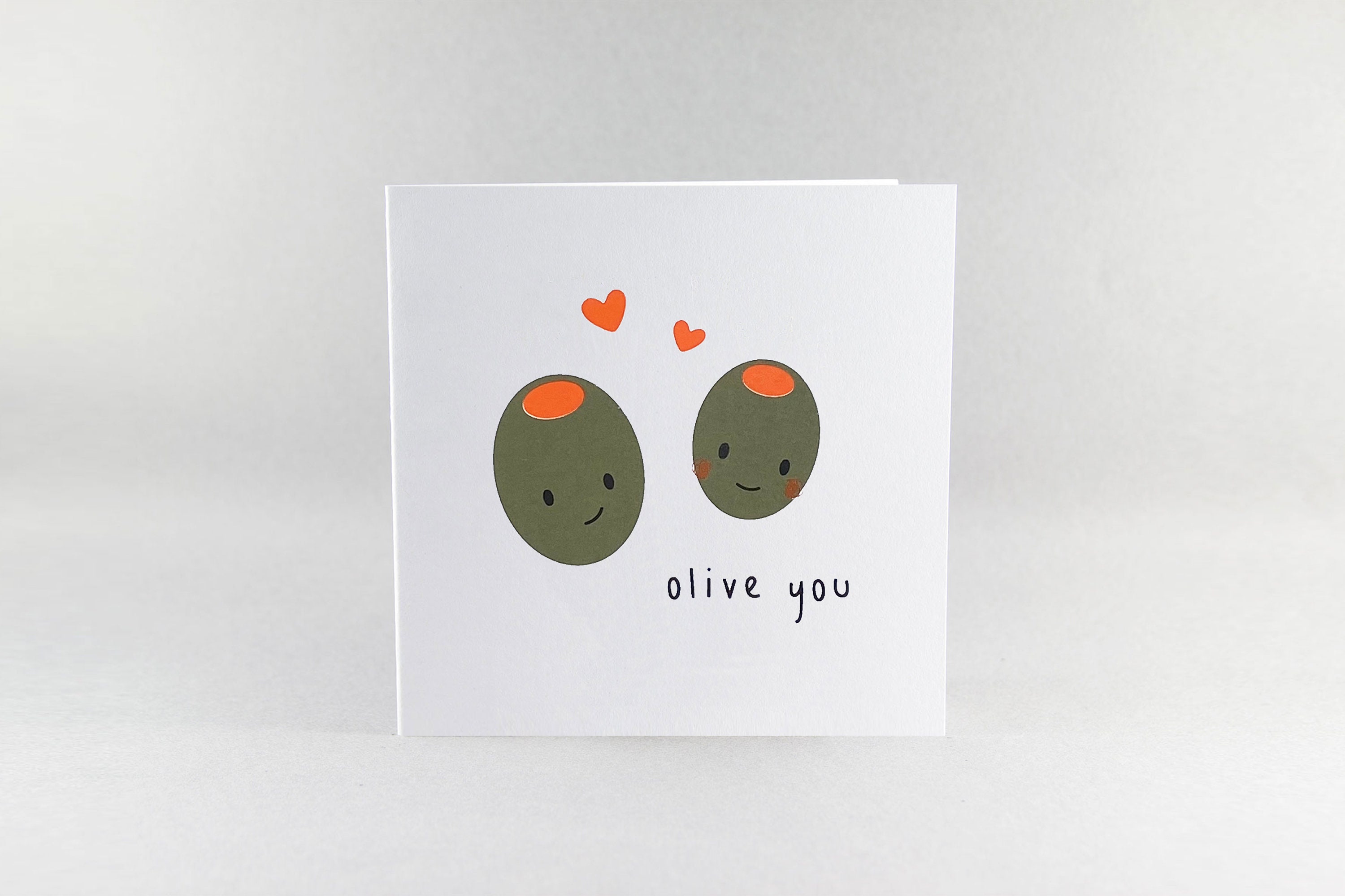 Olive You Card Love Card Anniversary Card Funny Anniversary - Etsy UK