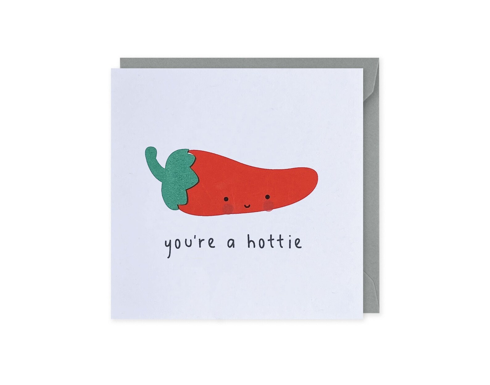 Cute Love Card Chilli Card You're A Hottie Card | Etsy