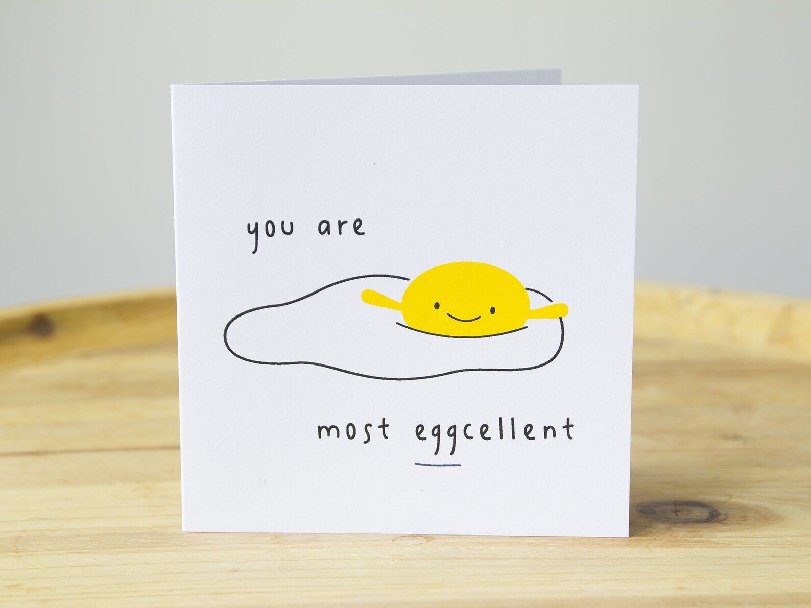 You Are Most Eggcellent Egg Card Love Card Thank You Card | Etsy