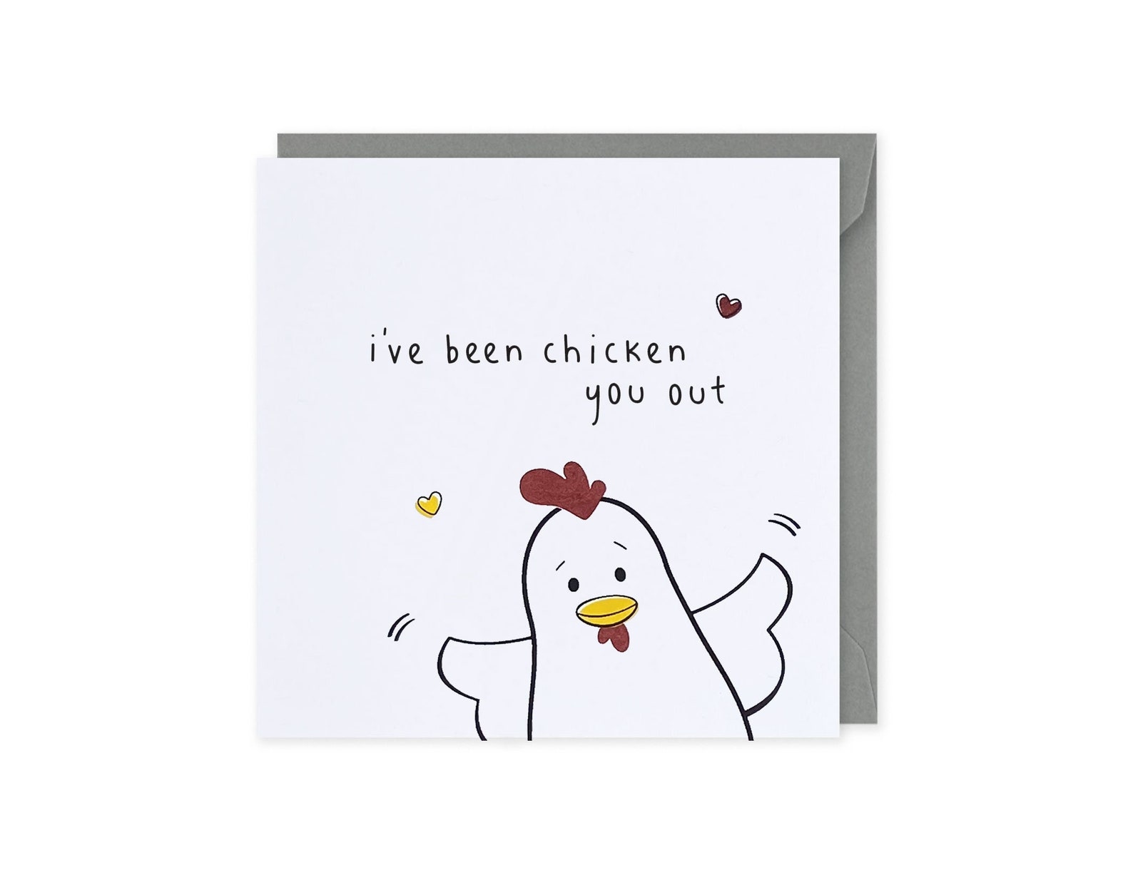 I've Been Chicken You Out Card Chicken Card Love Card - Etsy
