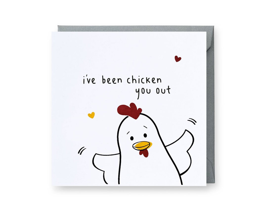 I've Been Chicken You Out Card, Chicken Card, Love Card, Anniversary ...