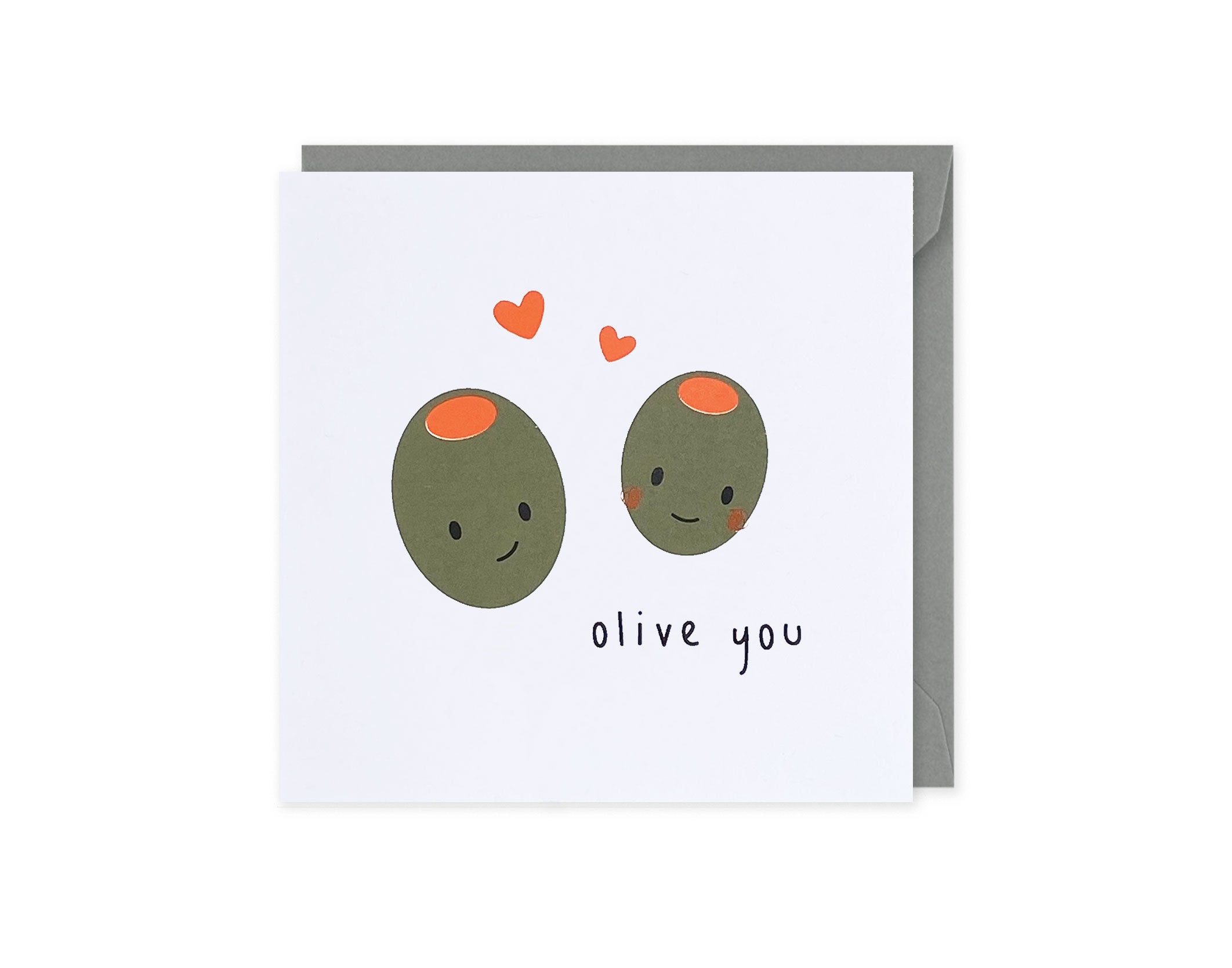 Olive You Card Love Card Anniversary Card Funny Anniversary - Etsy