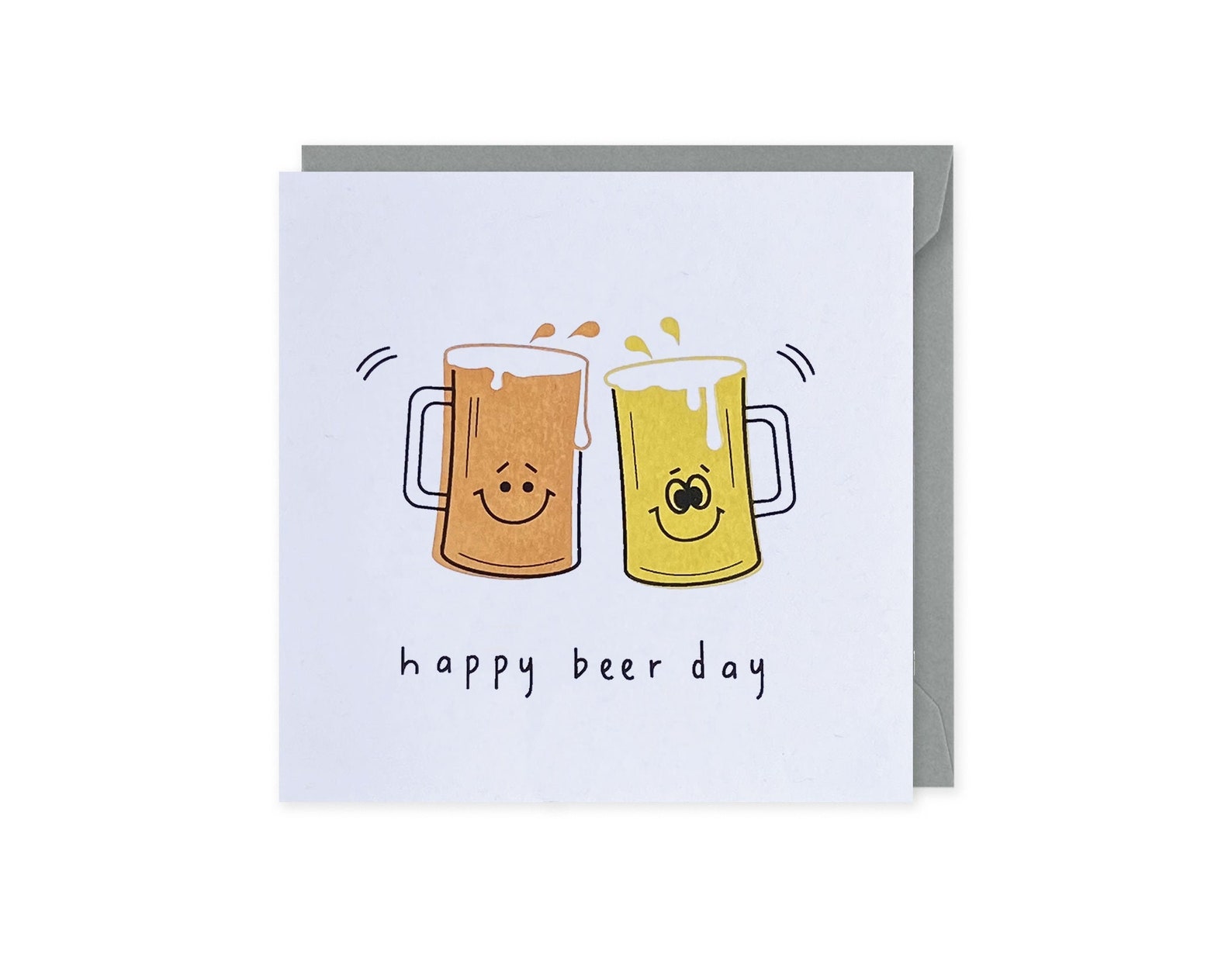 Birthday Card Beer Birthday Card Happy Beer Day Card Funny | Etsy UK