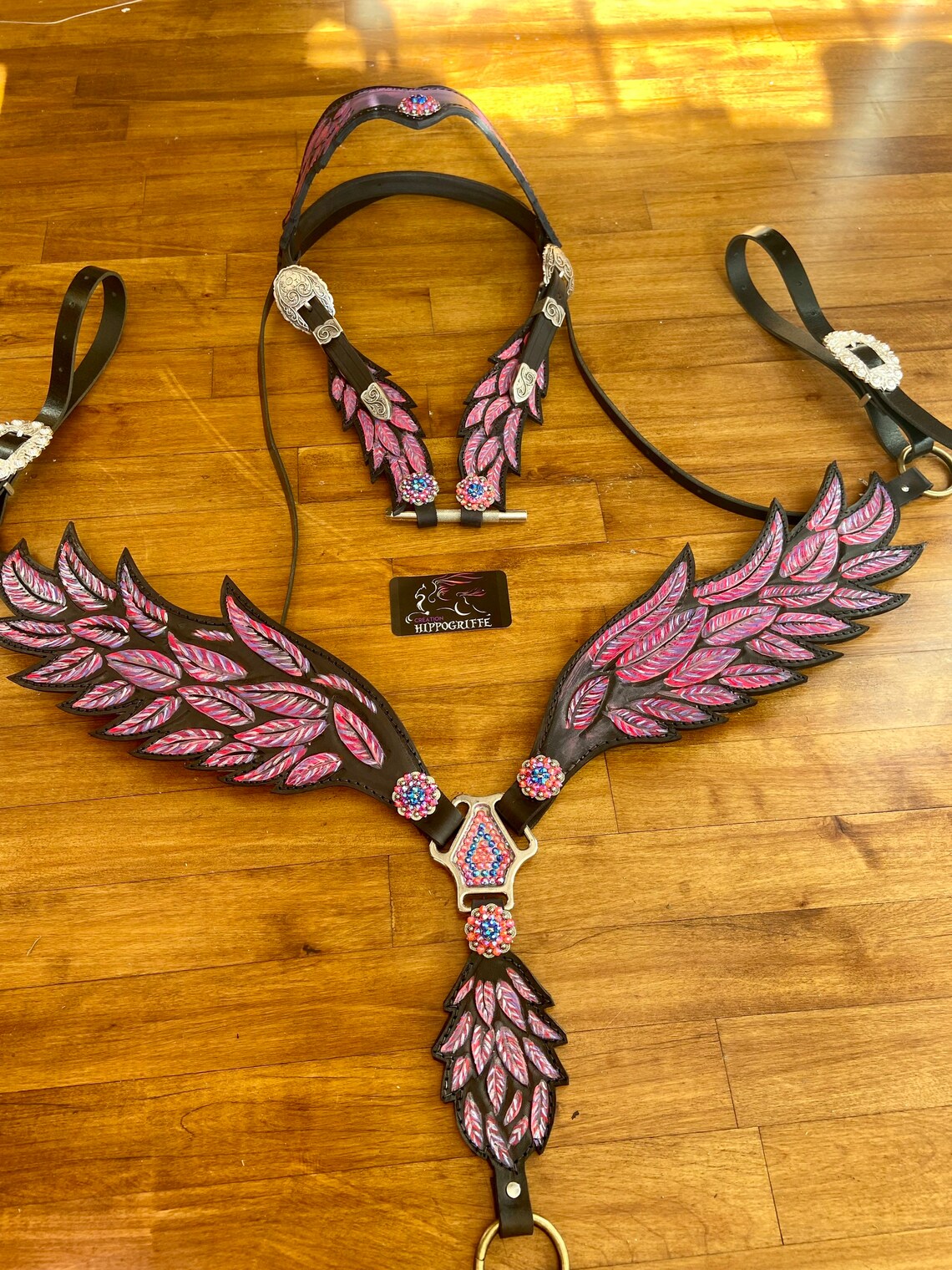 Complete Set Custom Made Western Tack Horse Barrel Headstall - Etsy