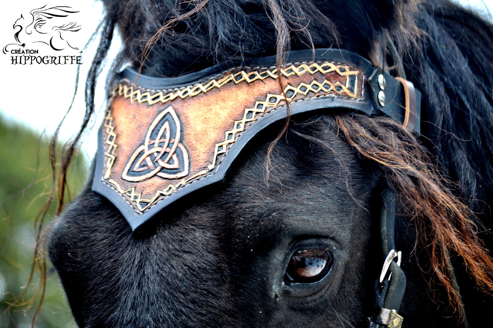 Medieval Horse Tack Wither Strap Barrel Horse Handcrafted Celtic - Etsy