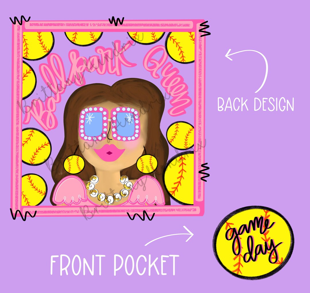 Softball PNG Design Digital File - Etsy