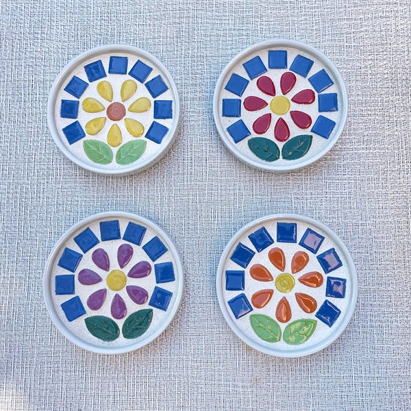 Mosaic Coaster - Etsy