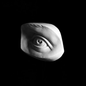 Plaster Cast of Michelangelo's David, Eye Sculpture. Male Sculpture ...
