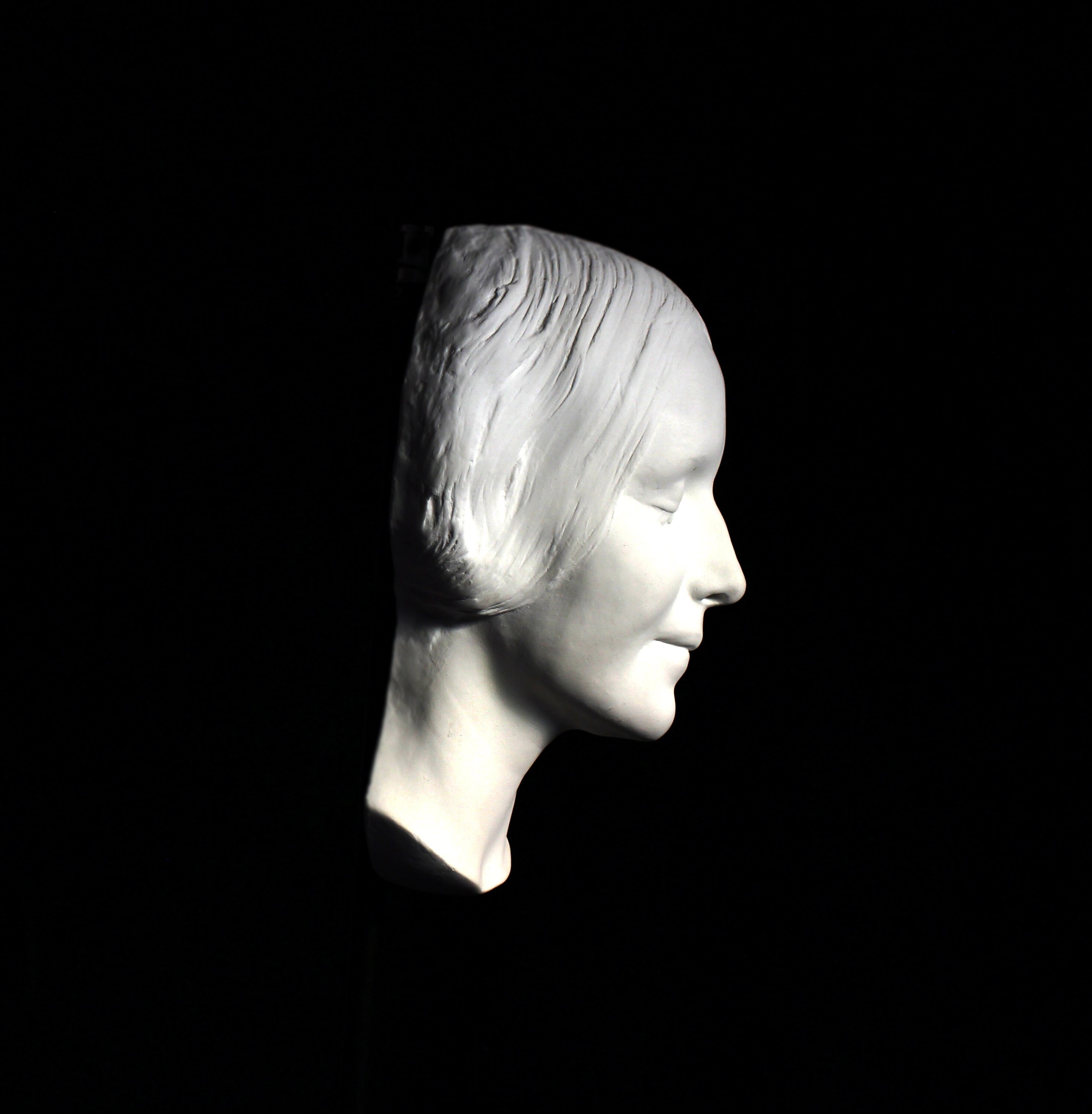 Plaster Cast of Death Mask Sculpture. L'inconnue De La Seine/the ...