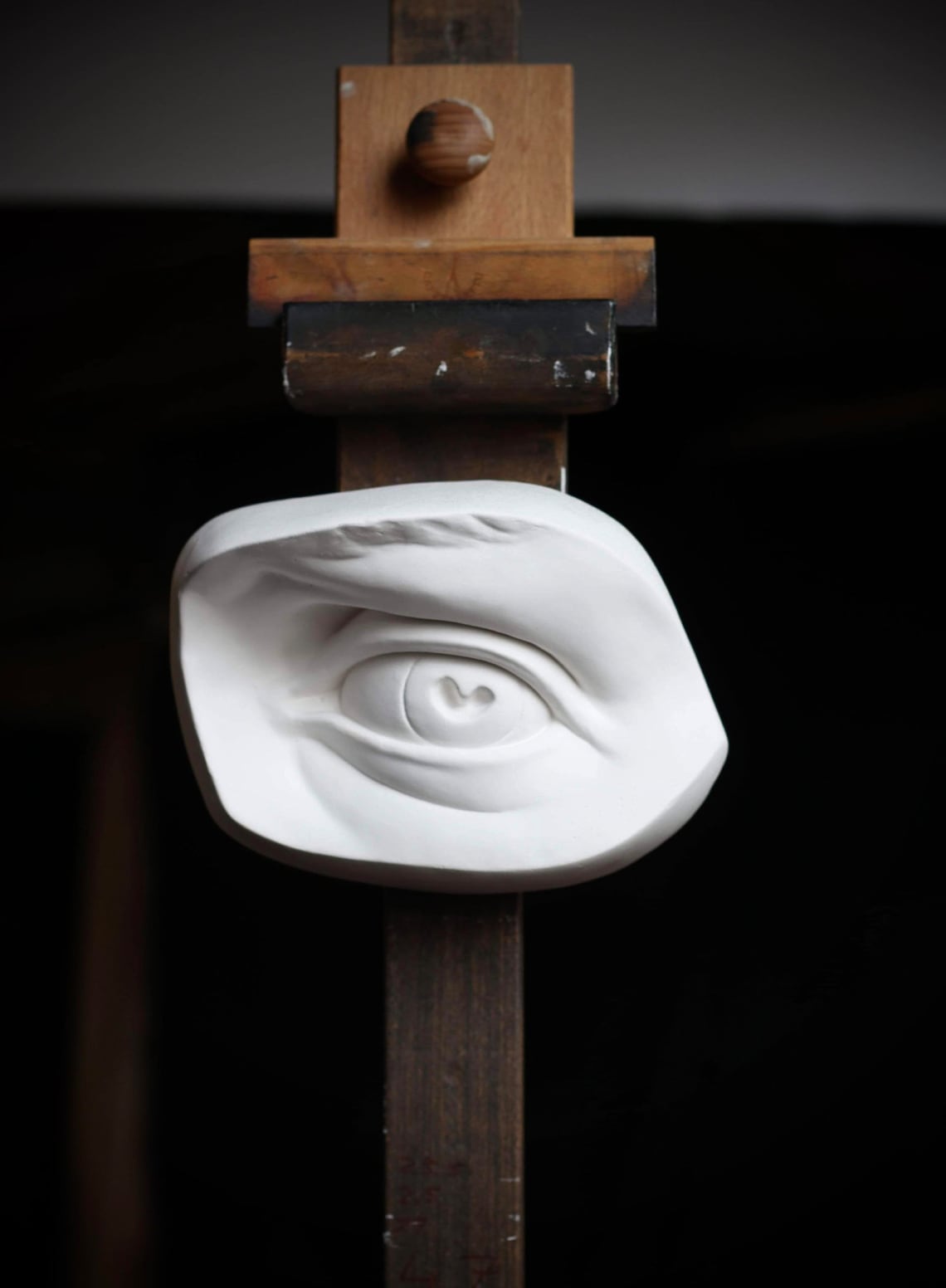 Plaster Cast of Michelangelo's David, Eye Sculpture. Male Sculpture ...
